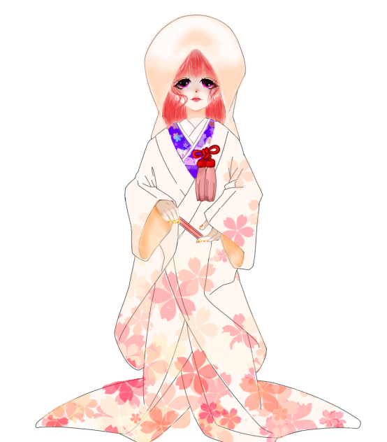 kimono girl - ibisPaint
