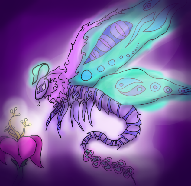 Radiant moth - ibisPaint