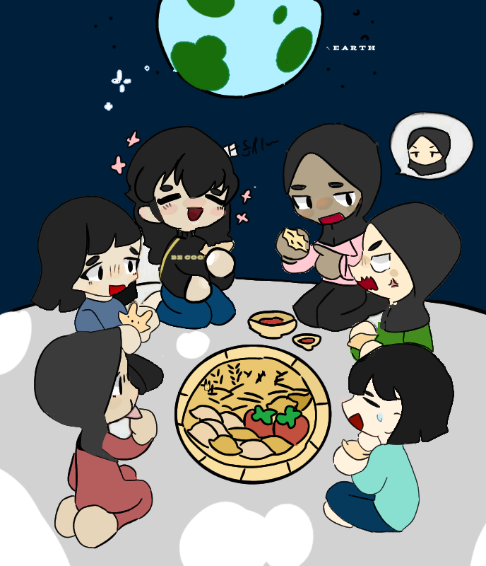 eat at the moon - ibisPaint