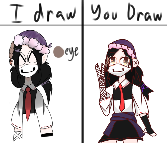 You draw I draw collab - ibisPaint