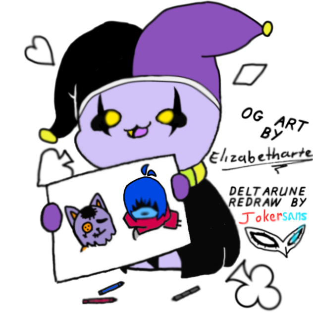 Tiny Jevil has something to show you - ibisPaint