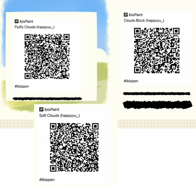 cloud brush - ibisPaint