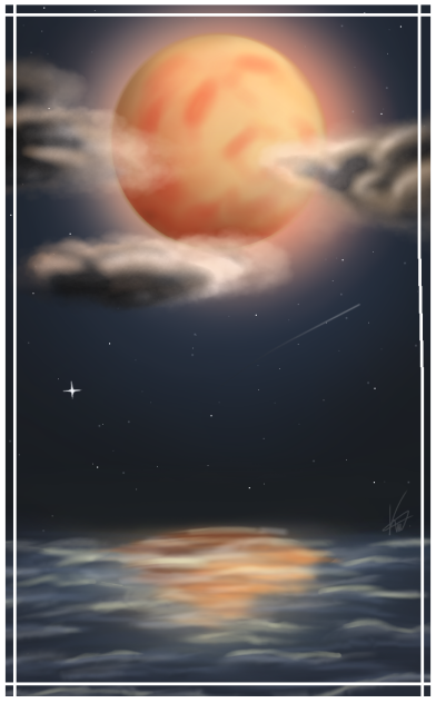 eclipse lunar - ibisPaint