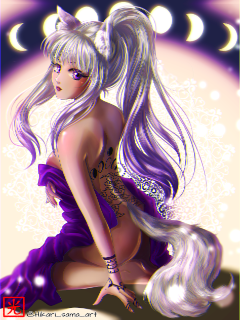 Wolf girl - ibisPaint