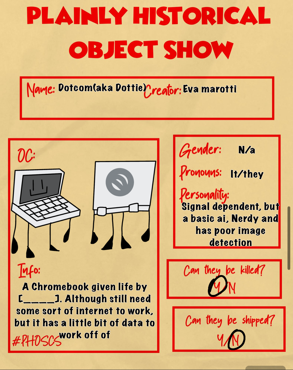 Character sheet idk - ibisPaint