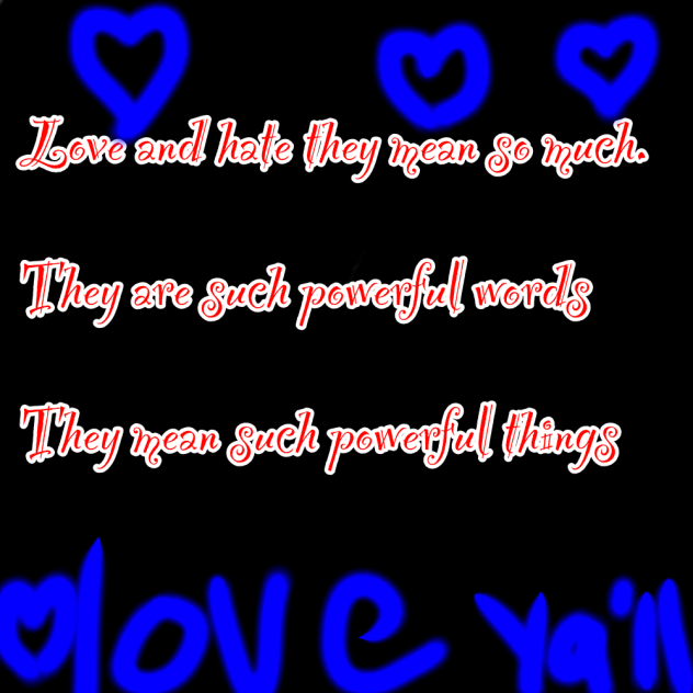 Love and Hate - ibisPaint