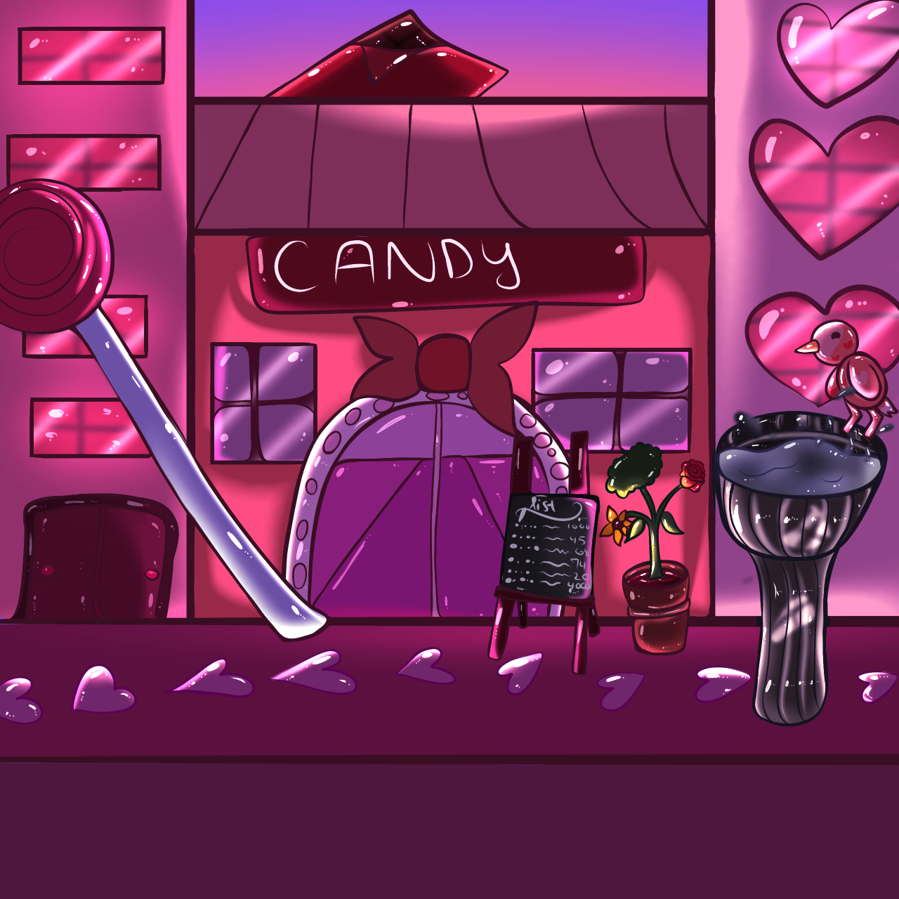 BACKGROUND FOR VALENTINA DRAWING (MINE) - ibisPaint