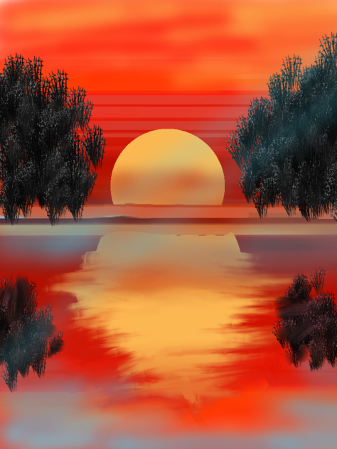 Sunset - ibisPaint