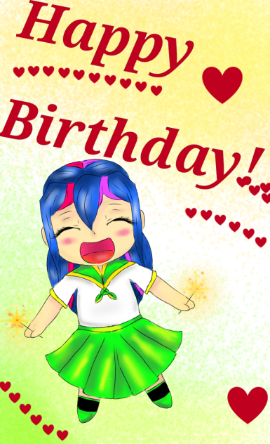happy birthday! - ibisPaint