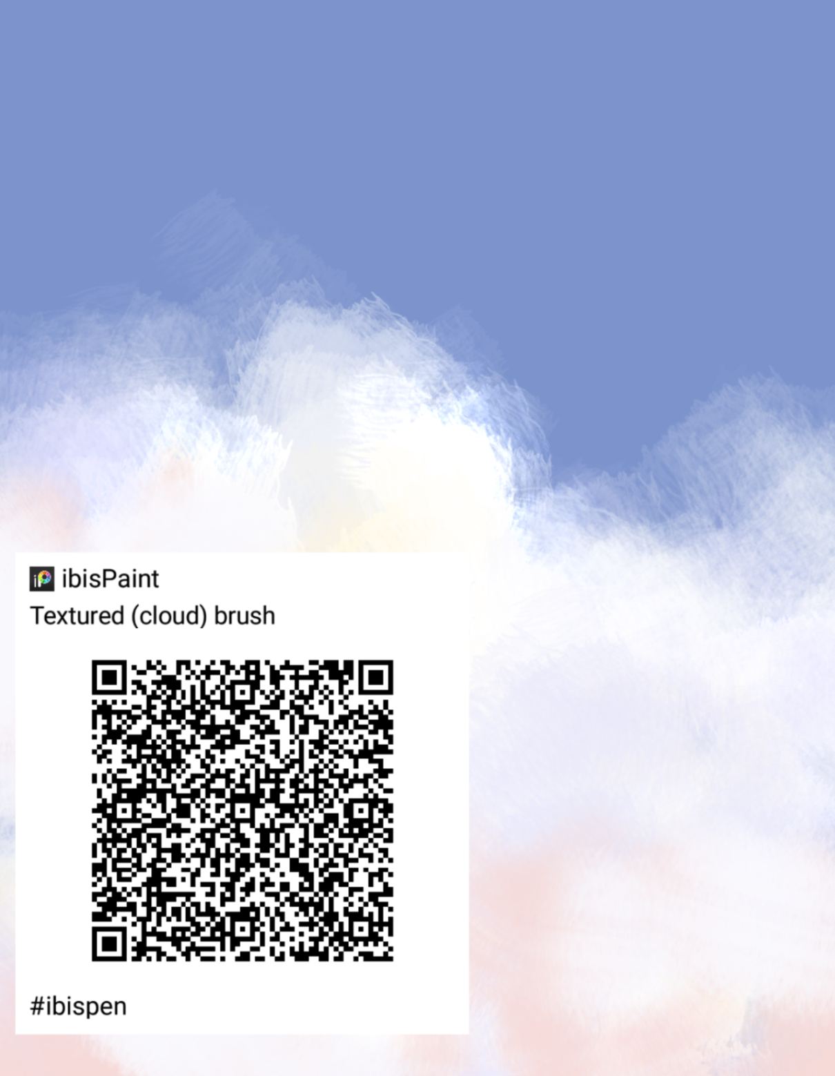 Textured (cloud) brush - ibisPaint