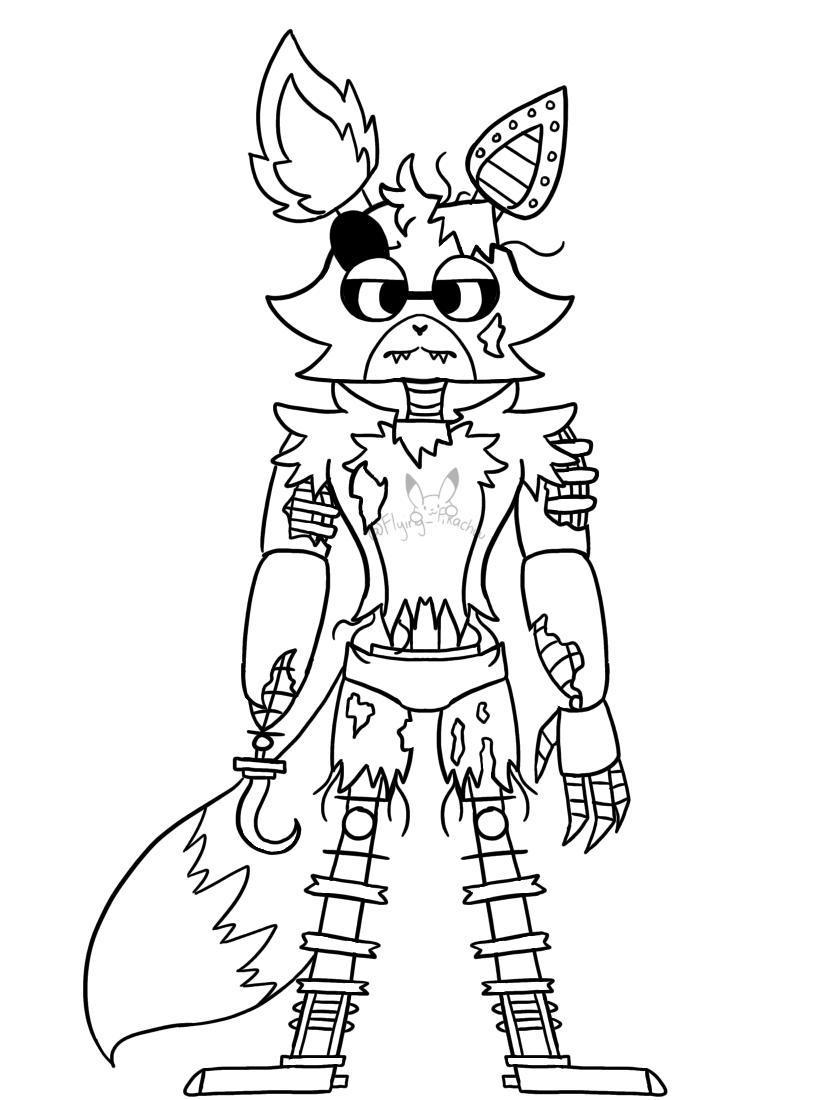 Withered Foxy - ibisPaint