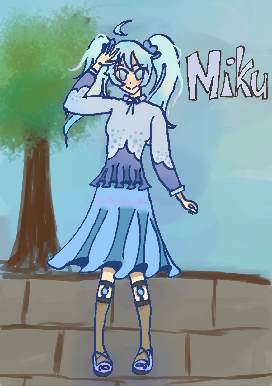 Miku mmm yummylicious - ibisPaint