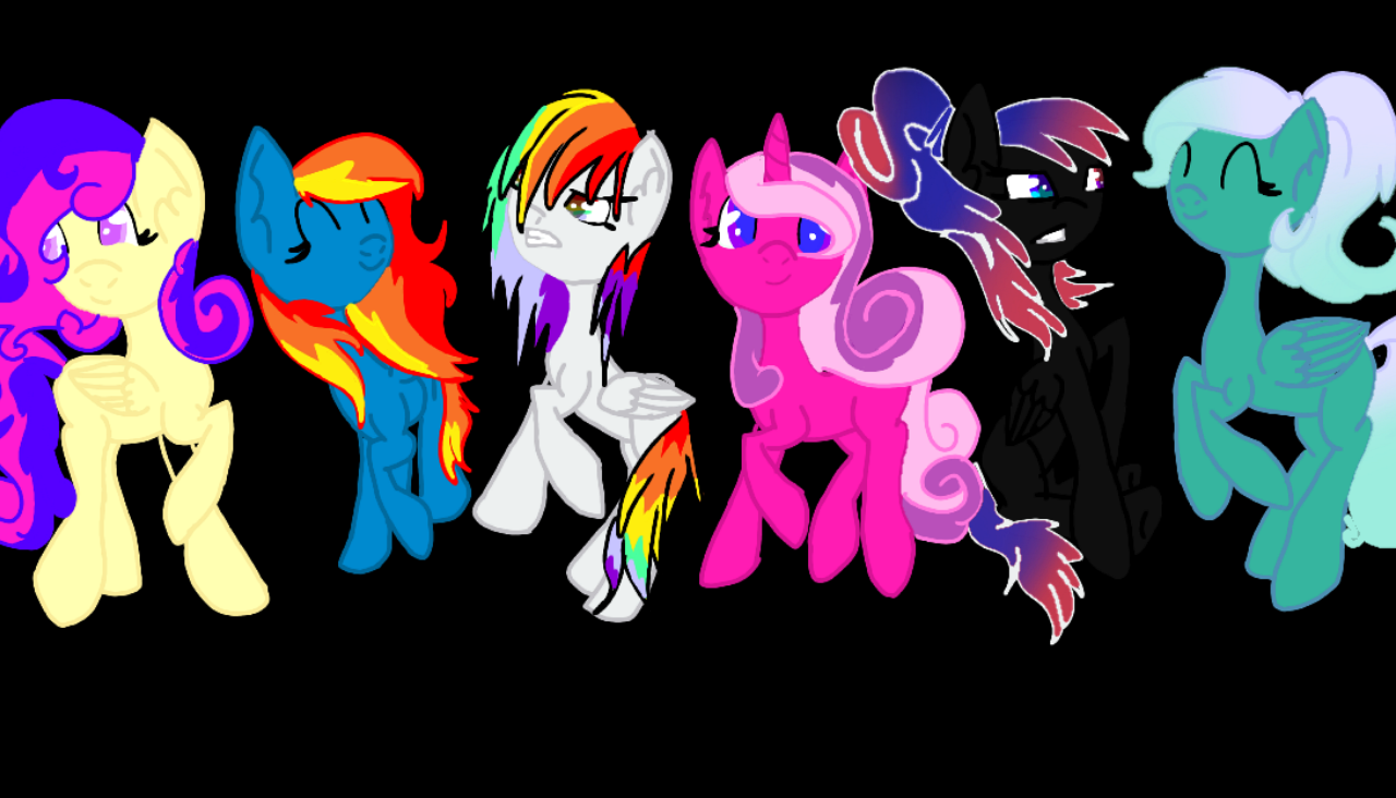 The mane six - ibisPaint