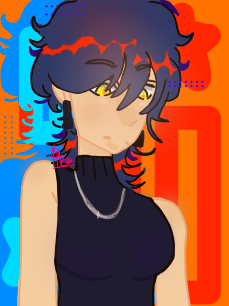 Random lady 🧍FLASH WARNING - ibisPaint