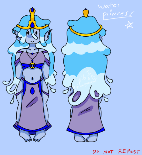 AT princess oc! water princess! or penny - ibisPaint
