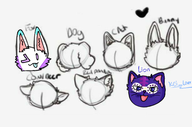 collab animals🐵🐔🐶🐷 - ibisPaint