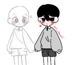 hand holding collab - ibisPaint