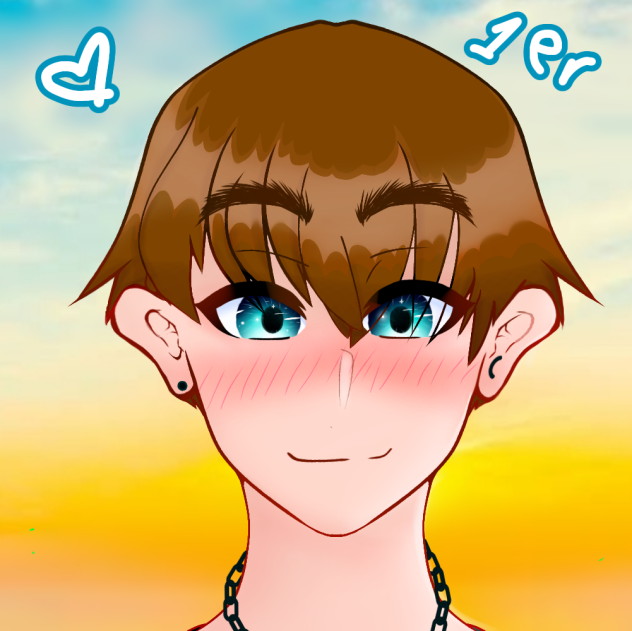En la playa con tu husbando 7u7 - ibisPaint