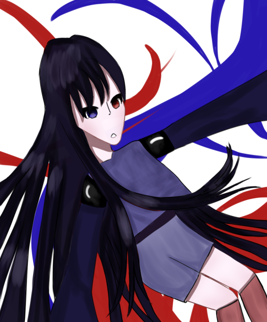 blue and red - ibisPaint