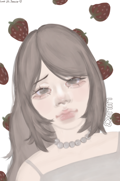 Strawberry girl - ibisPaint