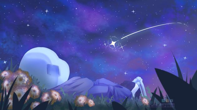 Night Sky Sight see - ibisPaint