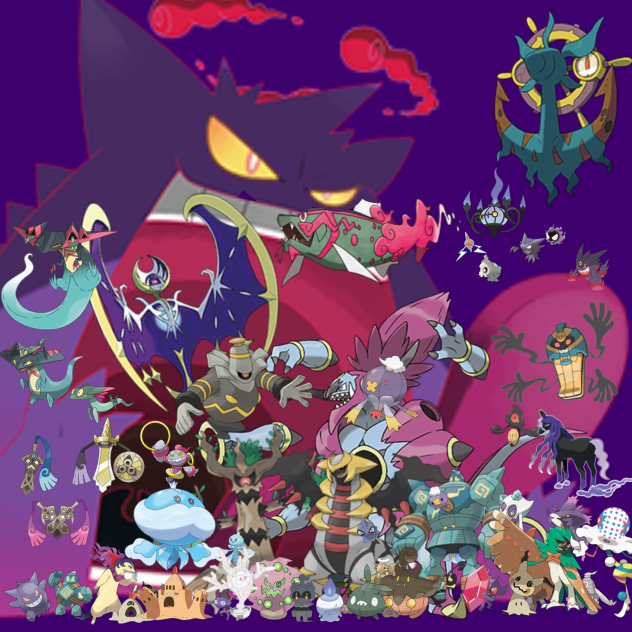 All Ghost Type Pokemon - ibisPaint