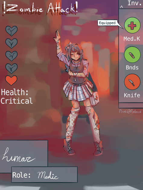 Lunar Zombie AU - ibisPaint