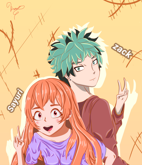Zack and and Sayuri - ibisPaint