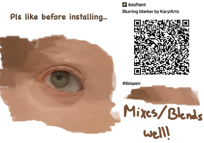 Eye QR code - ibisPaint