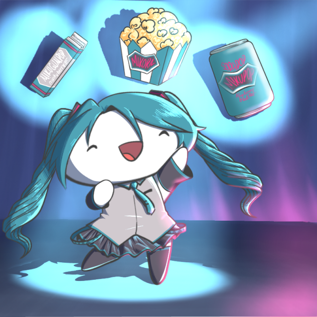 Bighead Miku POP Snacks - ibisPaint