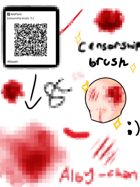 censorship brush ☕ - ibisPaint