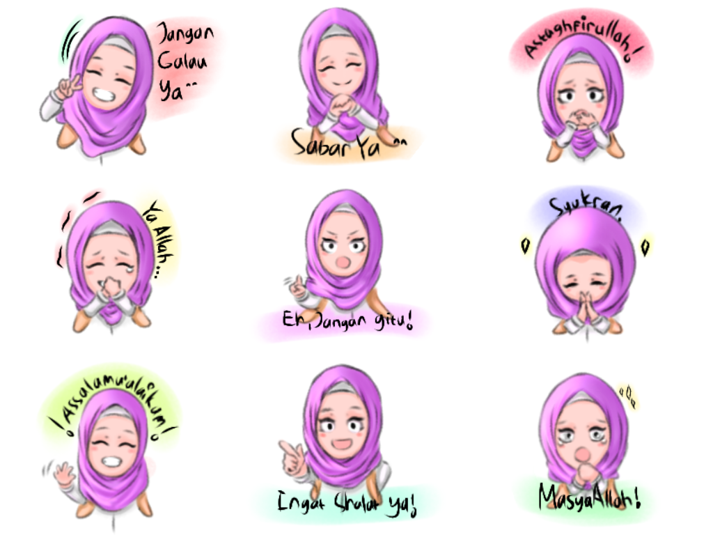 Sticker Muslim Acchi - ibisPaint