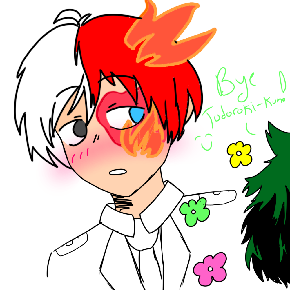 Todaroki totally had a crush on Deku - ibisPaint