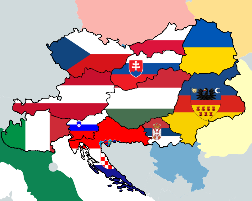 The Austrian Empire with Modern borders - ibisPaint