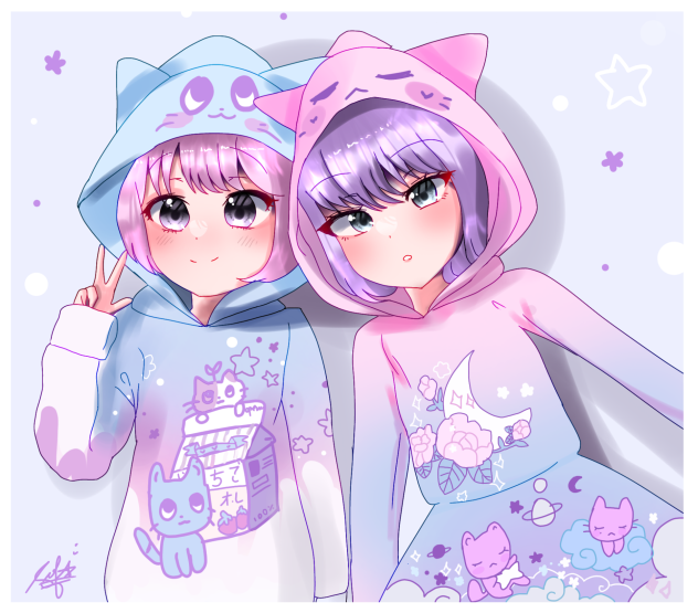 neko girl kawaii - ibisPaint