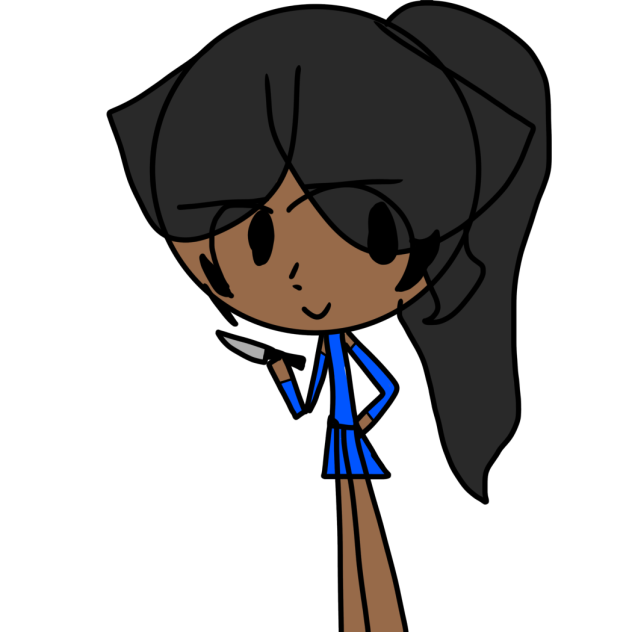 Enya with a knife - ibisPaint