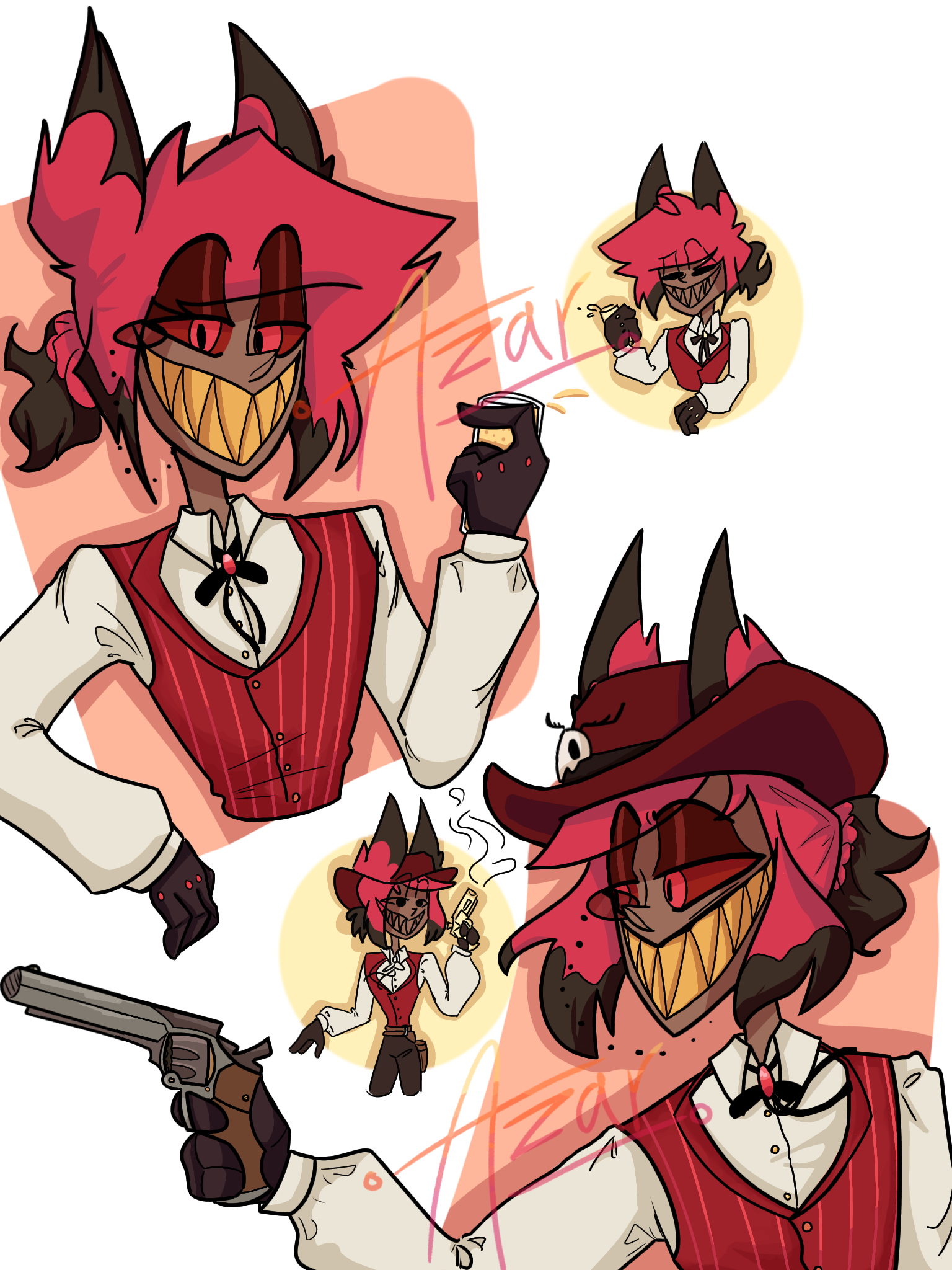 cowboy alastor - ibisPaint