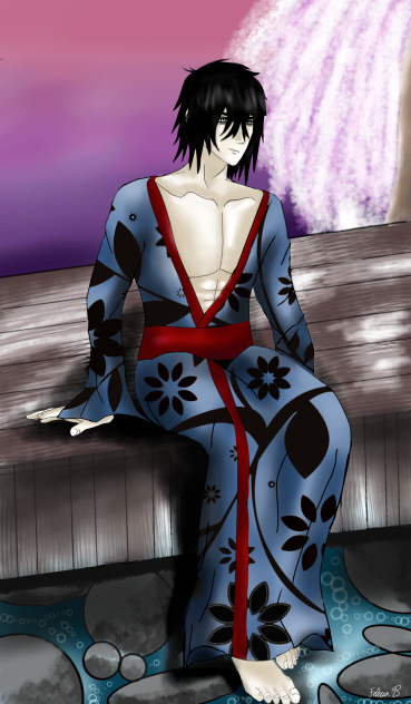 Man on Bridge - ibisPaint