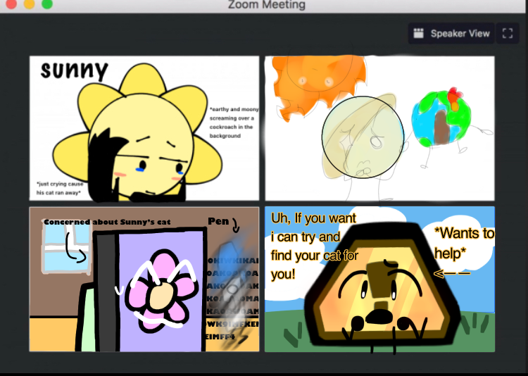 Object Oc Zoom Meeting Collab (Finished) - ibisPaint