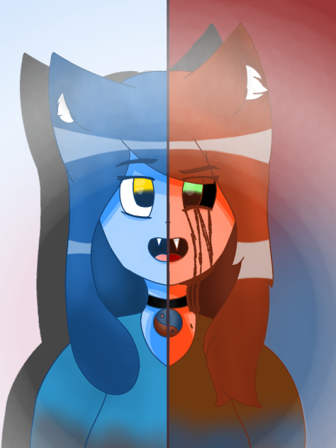 2 Sides of Wolfie - ibisPaint