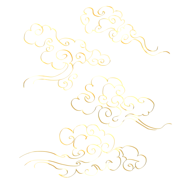 Auspicious Clouds Outline - ibisPaint