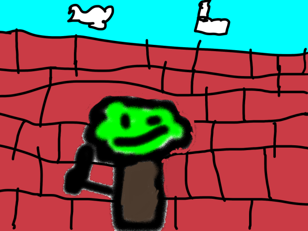 Spray Painted Tree The First - ibisPaint