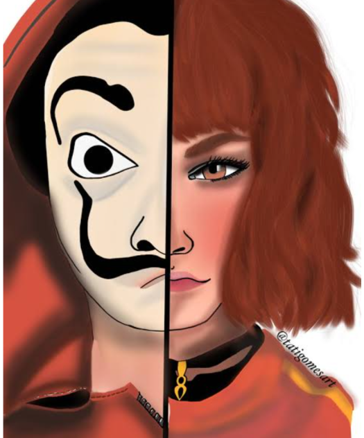 hum lá casa de papel - ibisPaint