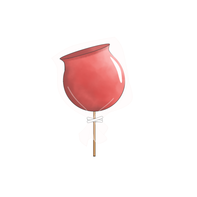 Ringo Ame coveredリンゴ飴 - ibisPaint