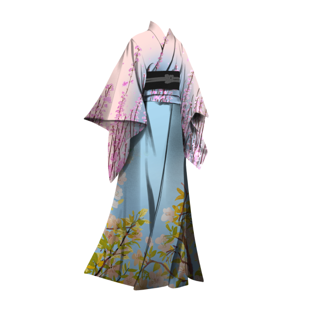 Female yukata dress3 - ibisPaint