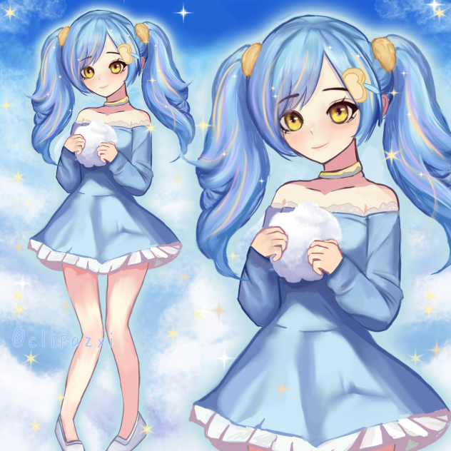 cloud girl oc - ibisPaint