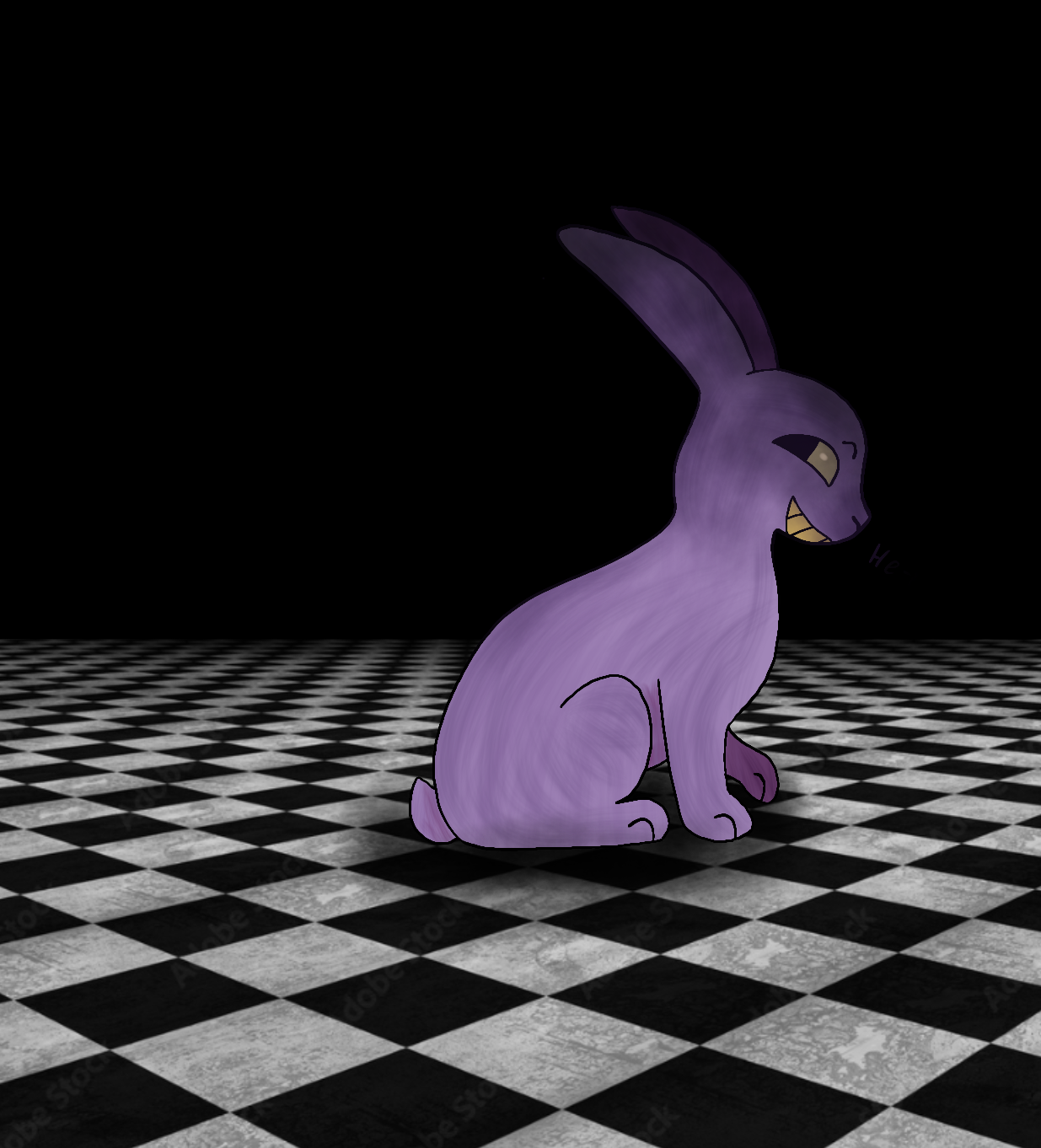 Jax as a regular Bunny - ibisPaint