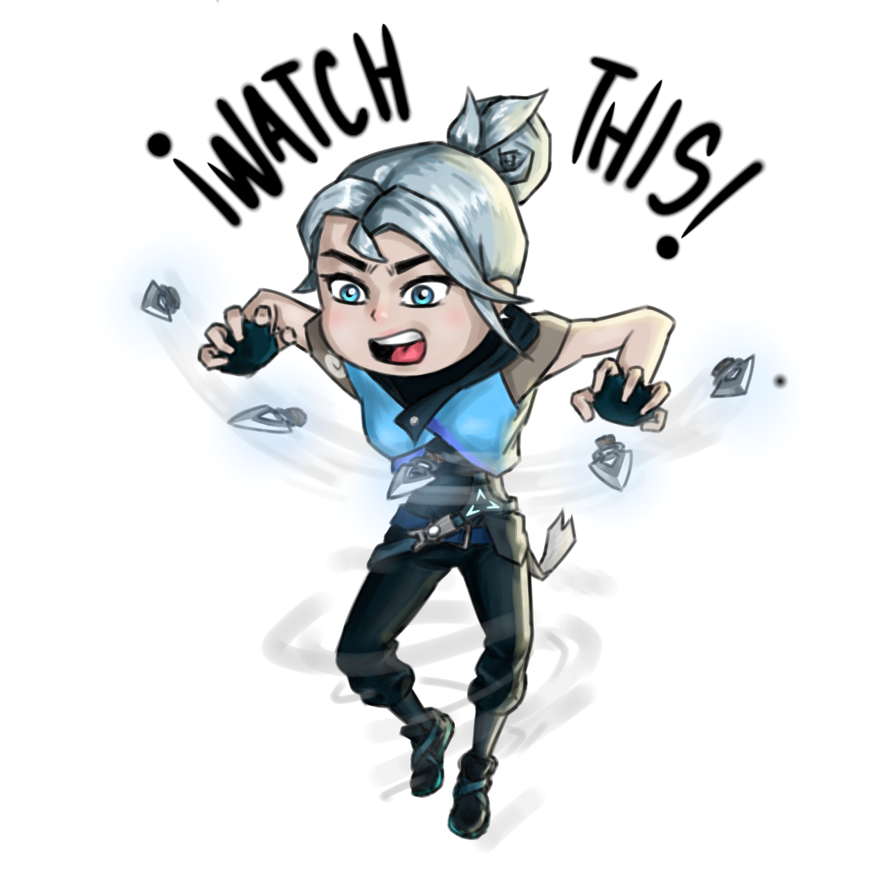 Jett unti watch this Valorant - ibisPaint