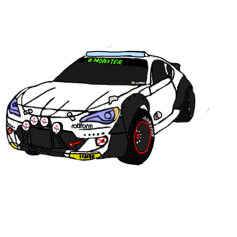 off-road 86 racing - ibisPaint