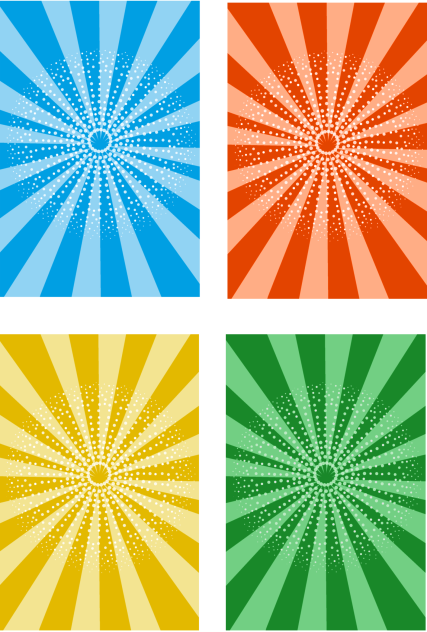 Retro pop styled backgrounds - ibisPaint